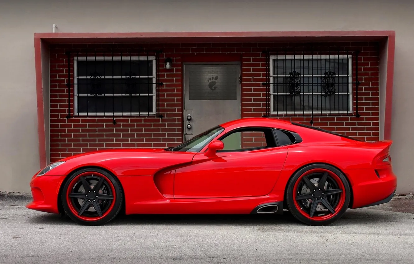 Wallpaper RED, DODGE, RED DODGE VIPER, VIPER for mobile and desktop ...