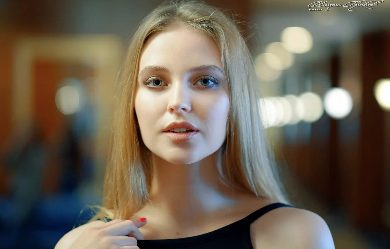 Wallpaper look, glare, background, model, portrait, makeup, hairstyle ...