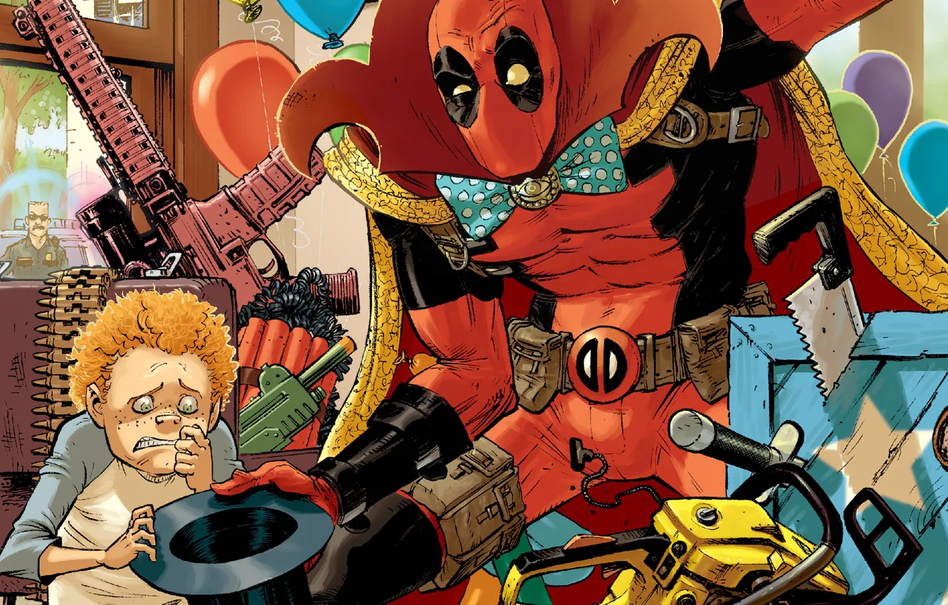 Wallpaper balls, child, sword, hat, machine, saw, cloak, dynamite for ...