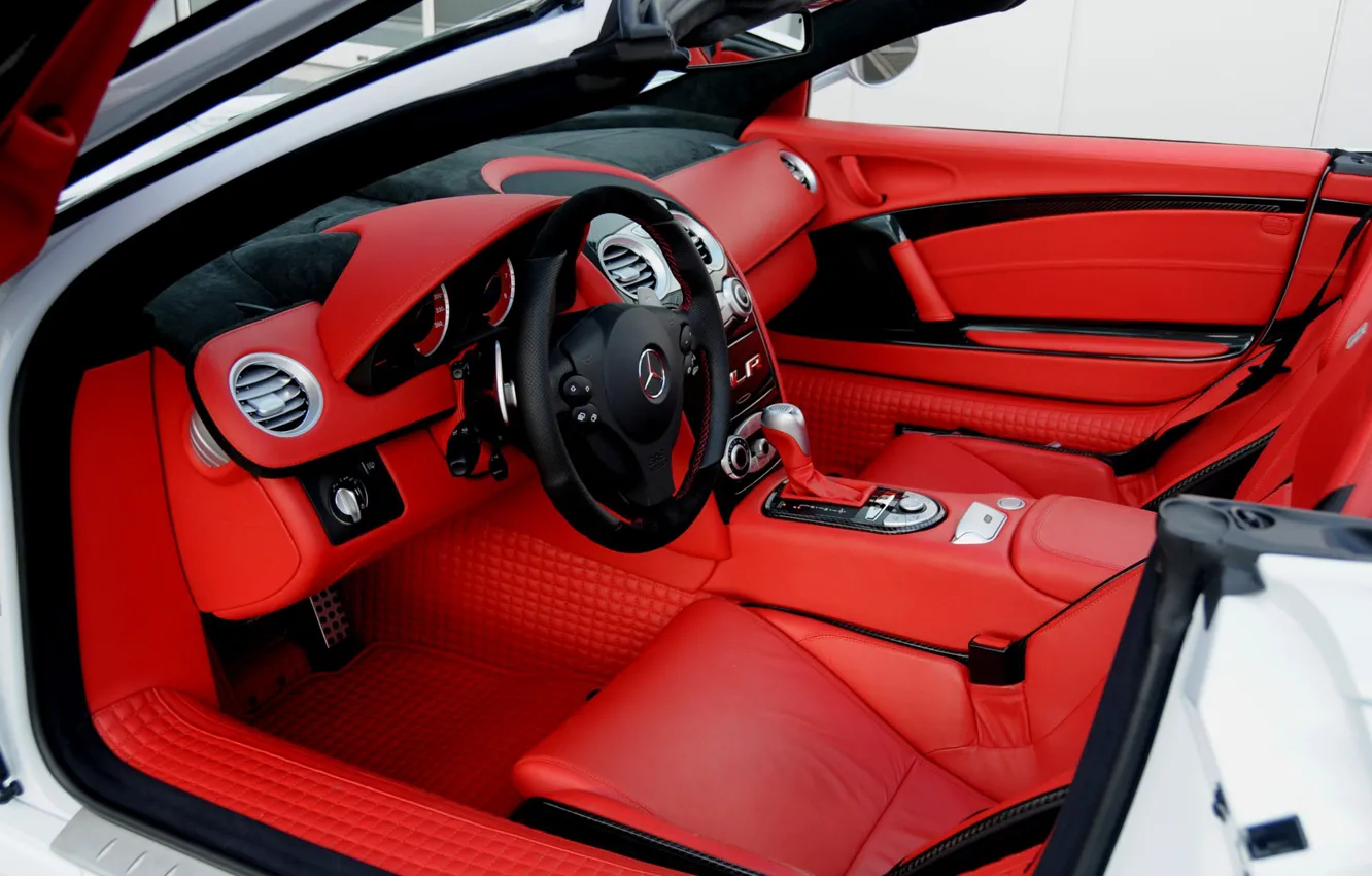 Wallpaper Mercedes-Benz, SLR, the wheel, salon, brabus images for ...