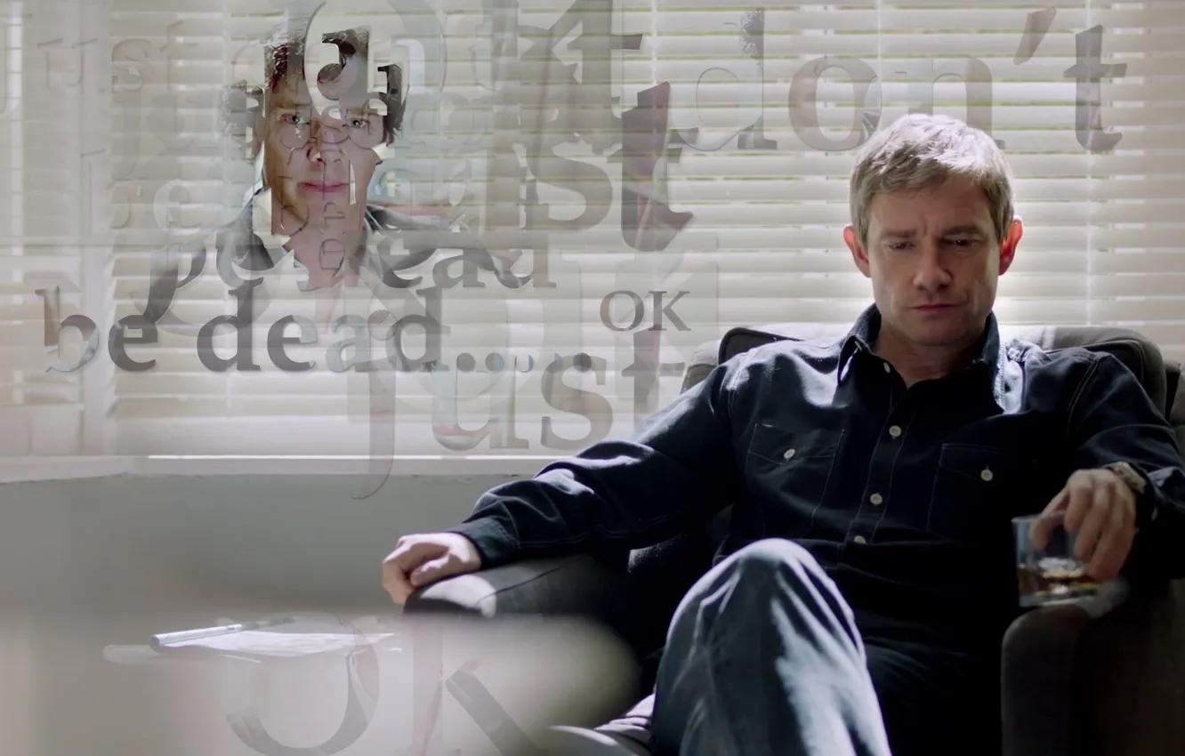 Wallpaper background, actor, male, Martin Freeman, Sherlock, Sherlock ...