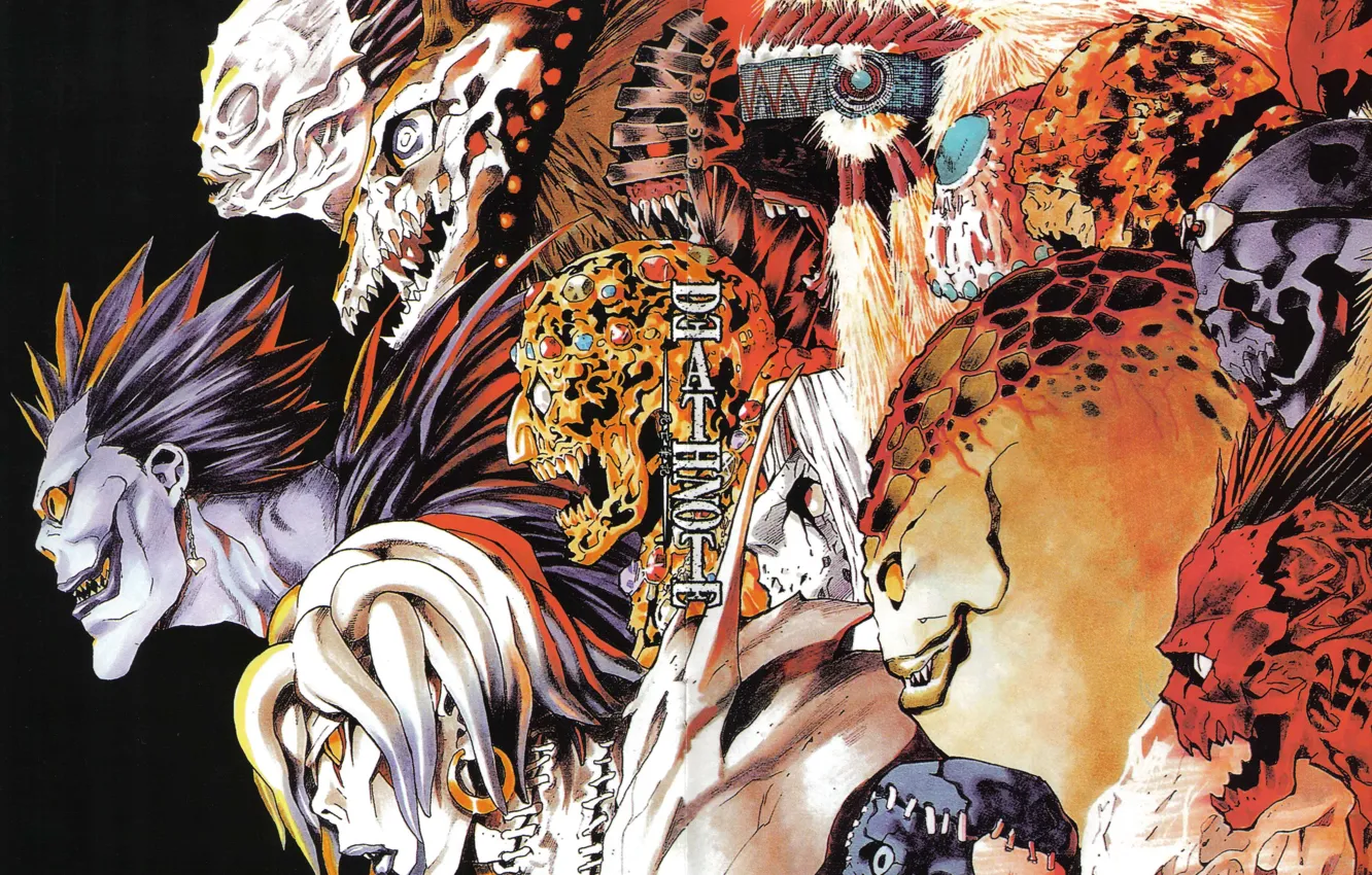 Wallpaper Art, Death Note, Death note, Light Yagami, REM, Shinigami ...