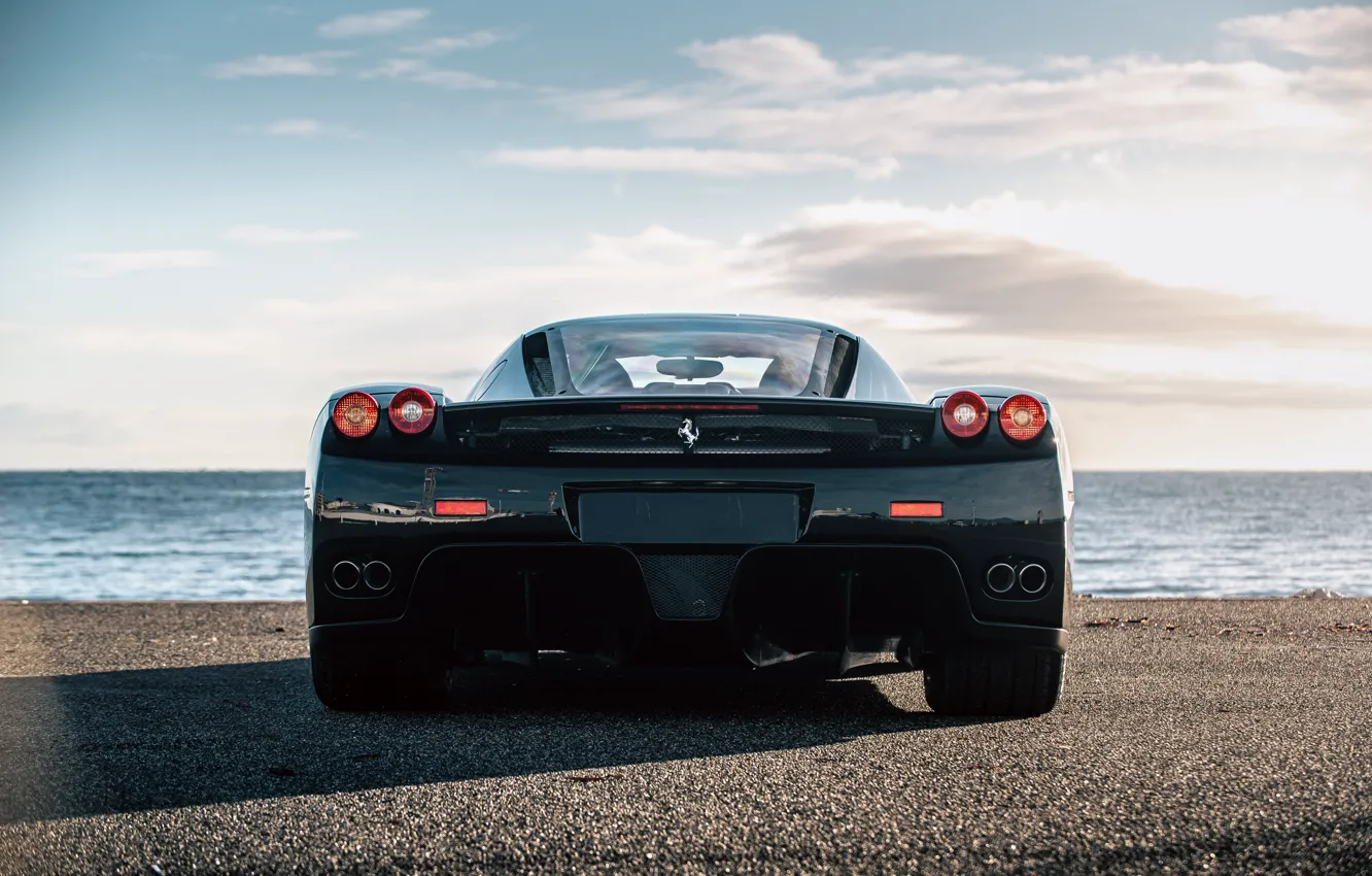 Wallpaper Ferrari, Ferrari Enzo, Enzo, rear for mobile and desktop ...