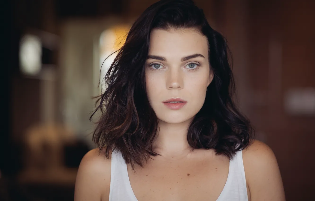 Wallpaper face, model, hair, Kristina for mobile and desktop, section ...