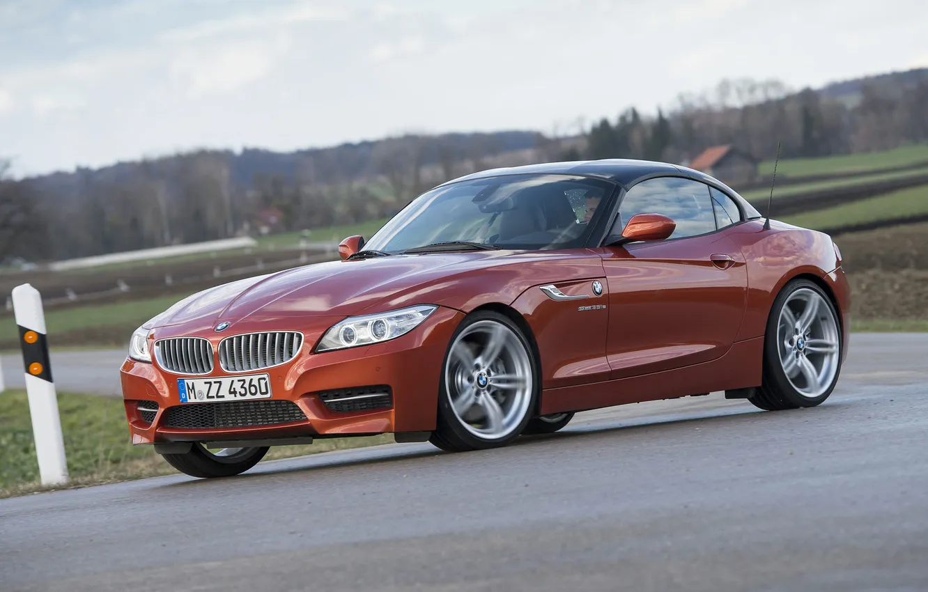 Wallpaper road, landscape, coupe, BMW for mobile and desktop, section ...