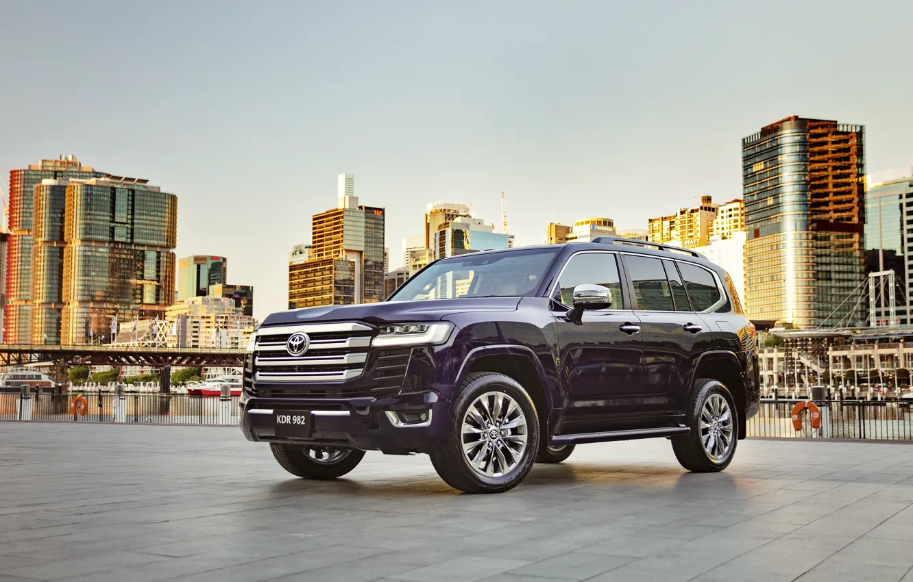 Wallpaper The city, Car, Toyota Land Cruiser 300 images for desktop ...