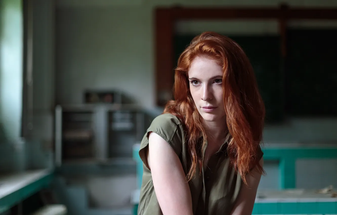Wallpaper girl, portrait, Aurélie for mobile and desktop, section ...