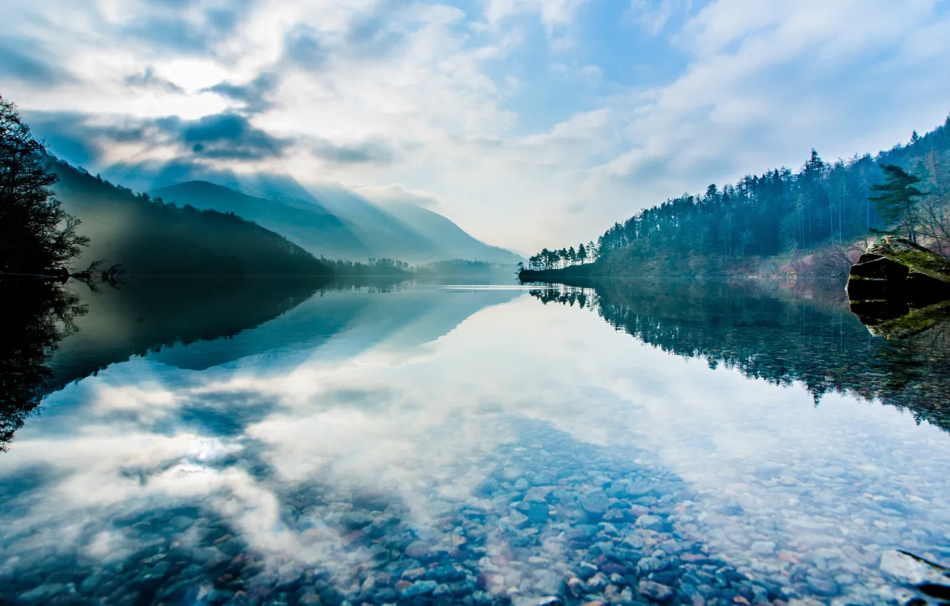 Wallpaper mountains, lake, reflection images for desktop, section ...