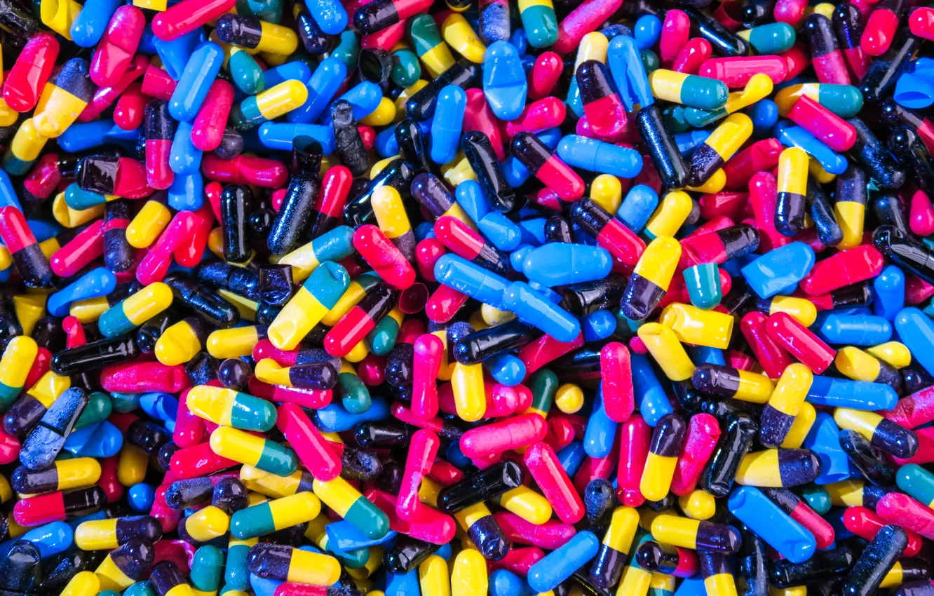 Wallpaper colors, drug, capsules for mobile and desktop, section разное ...