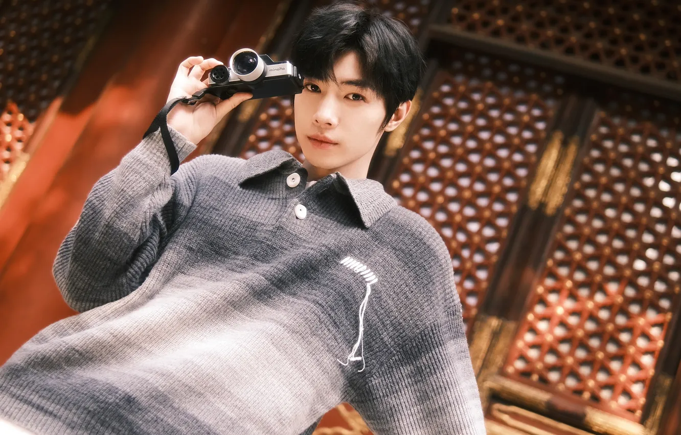 Wallpaper the camera, guy, Song Jiyan, Chinese actor for mobile and ...