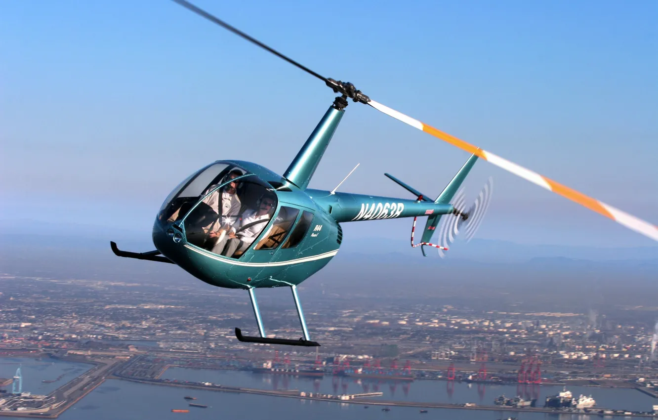 Wallpaper aviation, blue, helicopter, blue, helicopter, In The Air for ...