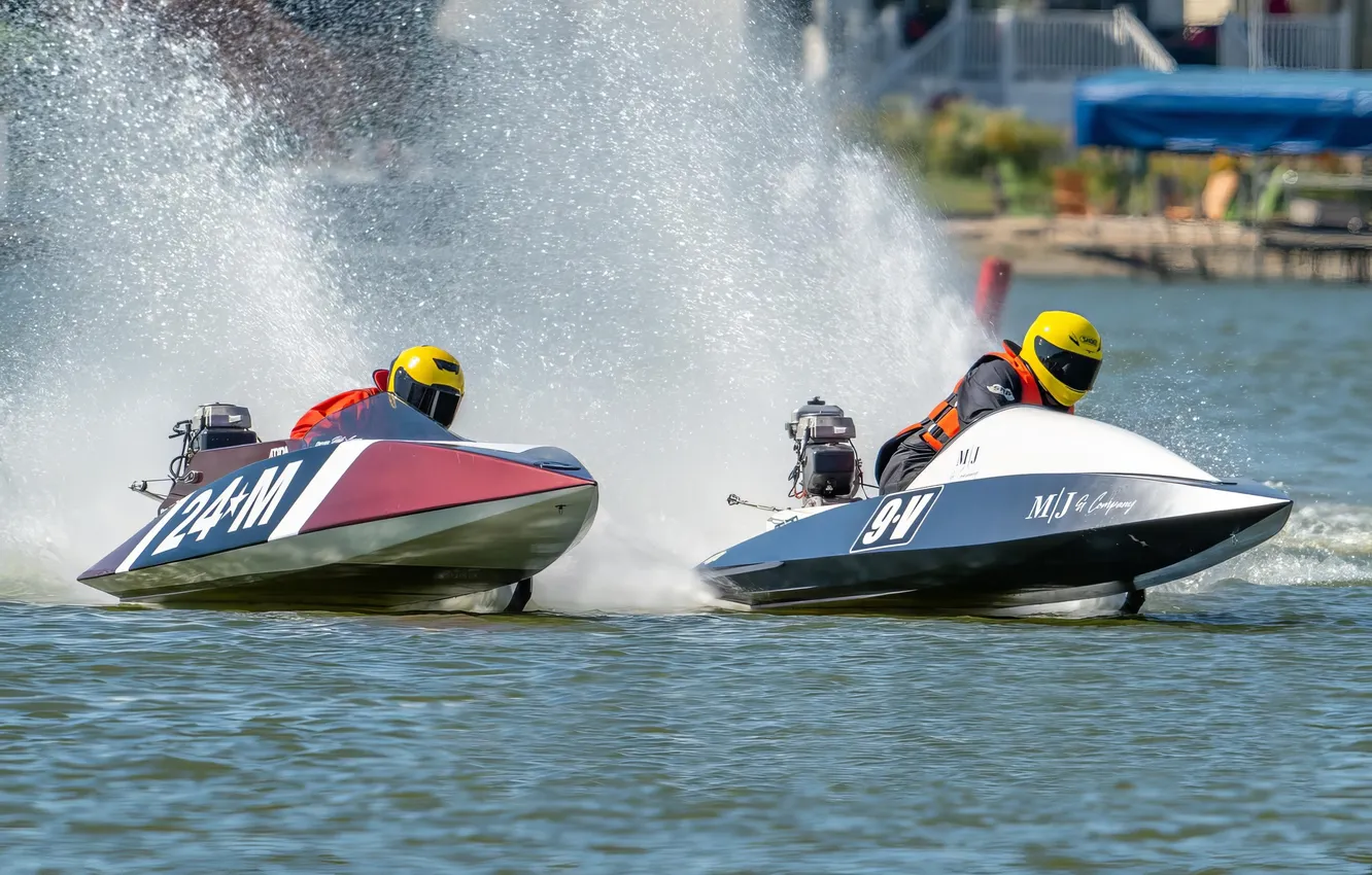 Wallpaper speed, boats, race for mobile and desktop, section спорт ...