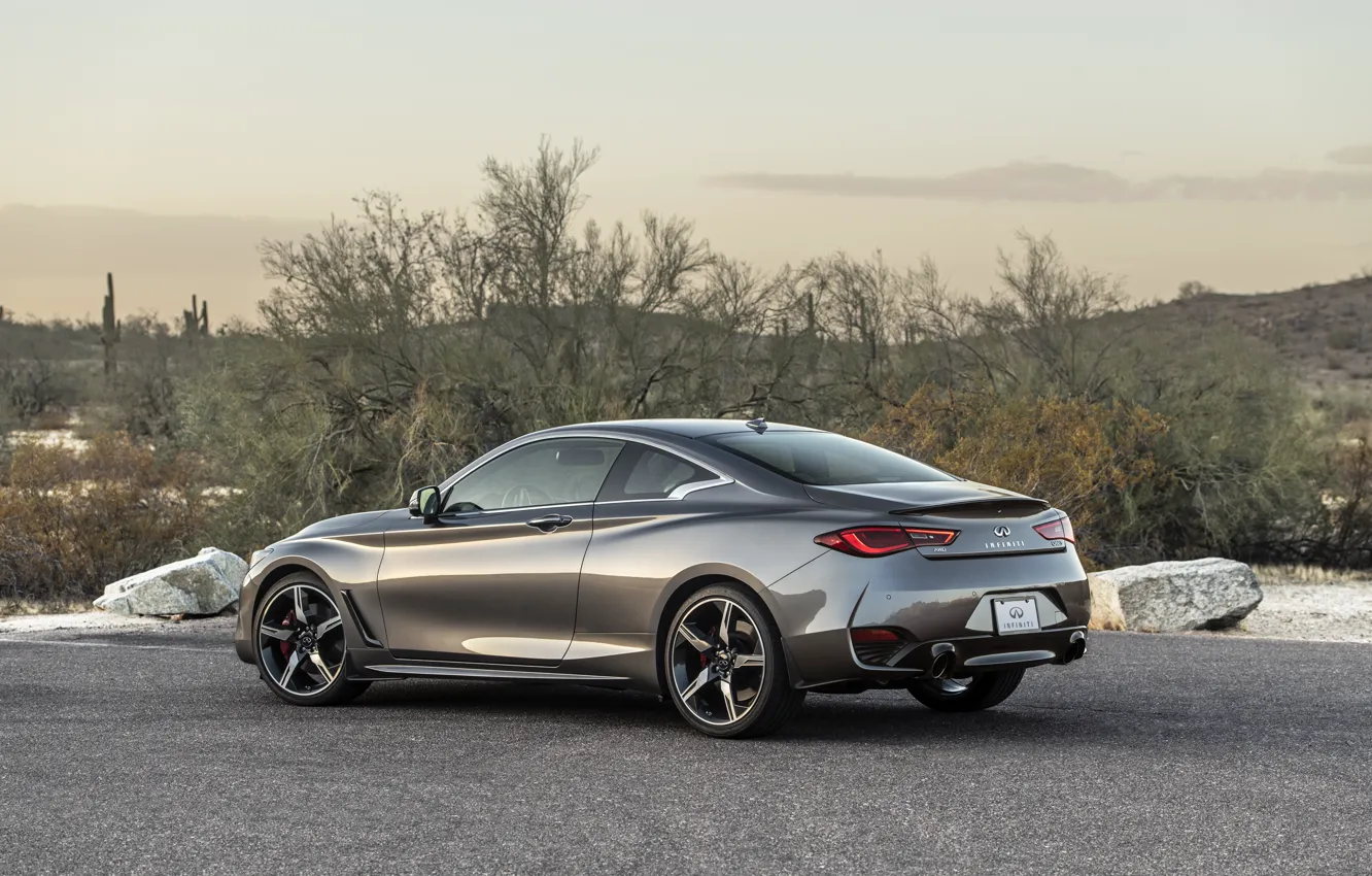 Wallpaper Infiniti, rear view, Q60, Infiniti Q60 Red Sport 400 for ...