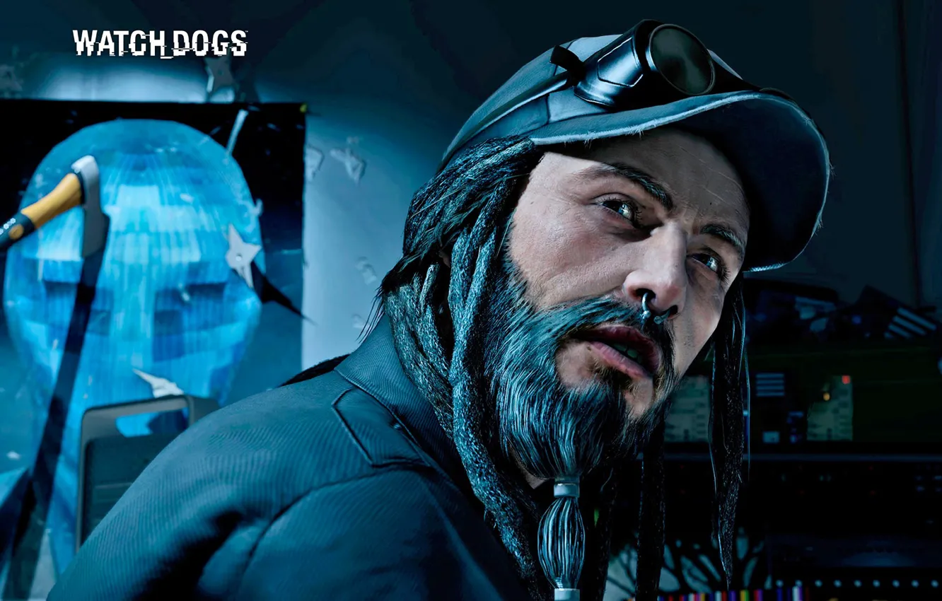 Wallpaper guy, beard, Watch Dogs images for desktop, section игры ...