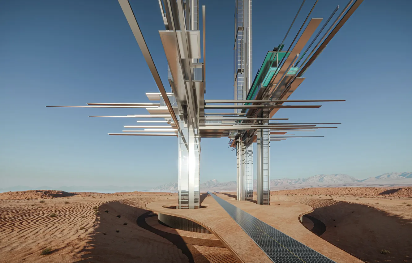 Wallpaper skyscraper, Saudi Arabia, neom, epicon region for mobile and ...