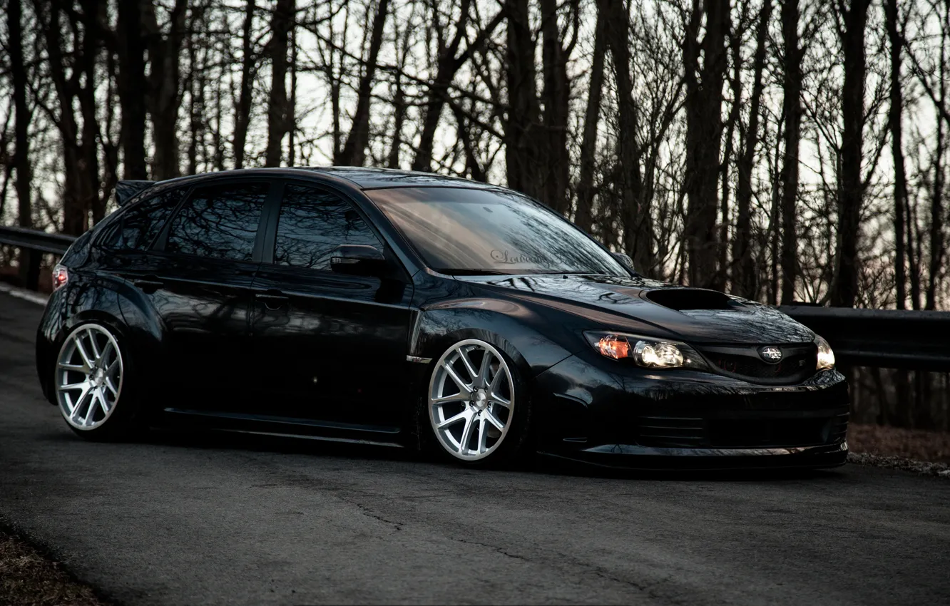 Wallpaper Subaru, black, profile, black, impreza, Subaru, Impreza for ...