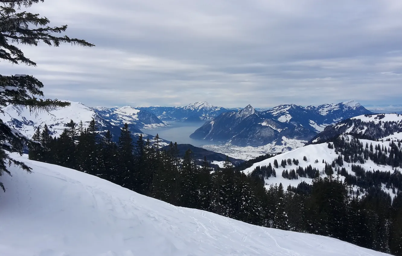 Wallpaper Switzerland, Alps, lake Lucern for mobile and desktop ...