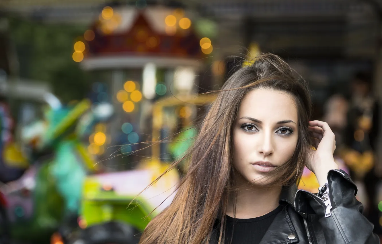 Wallpaper look, background, model, beauty, Carlotta for mobile and ...