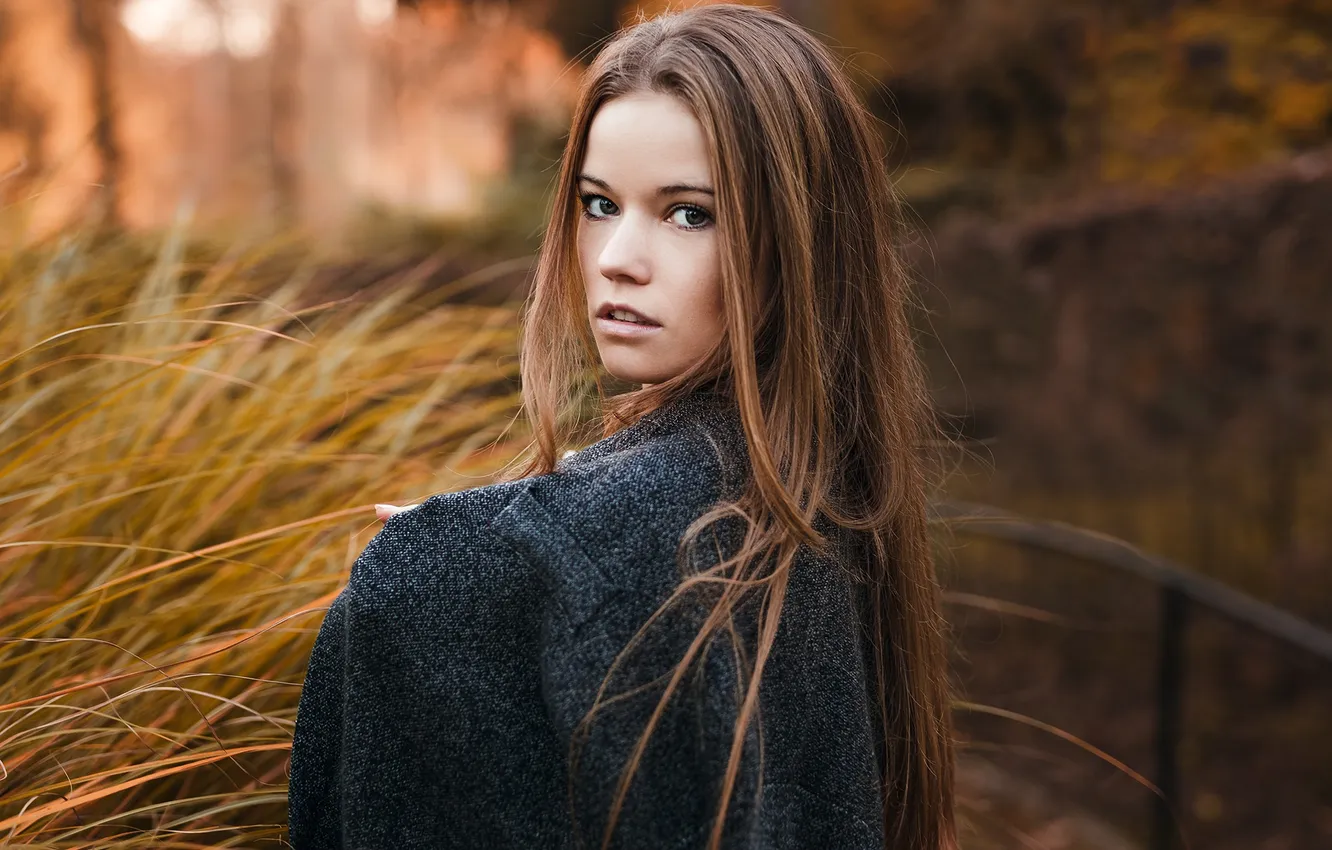 Wallpaper eyes, look, girl, nature, hair, cutie for mobile and desktop ...