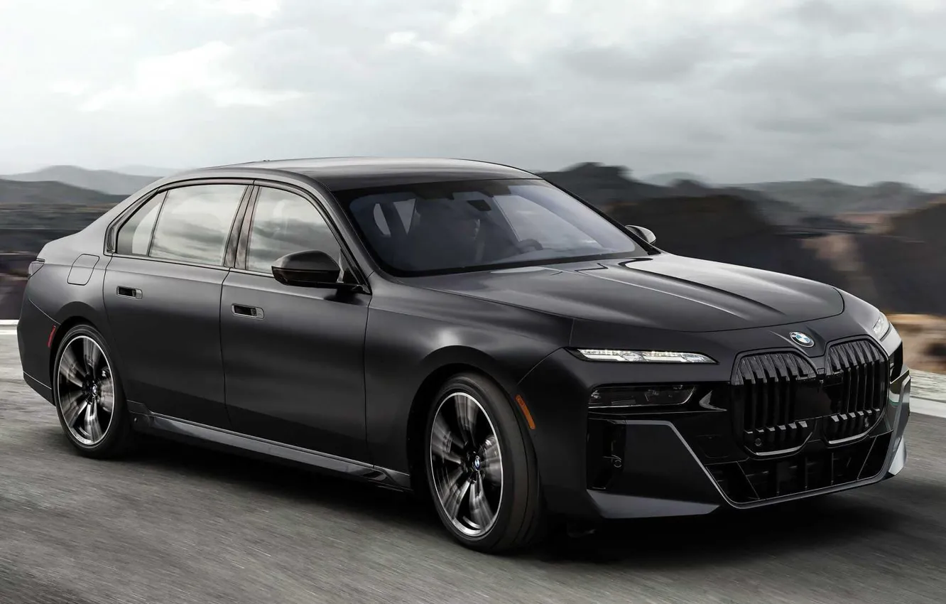 Wallpaper turn, highway, BMW 7 Series, G70, G71 for mobile and desktop ...