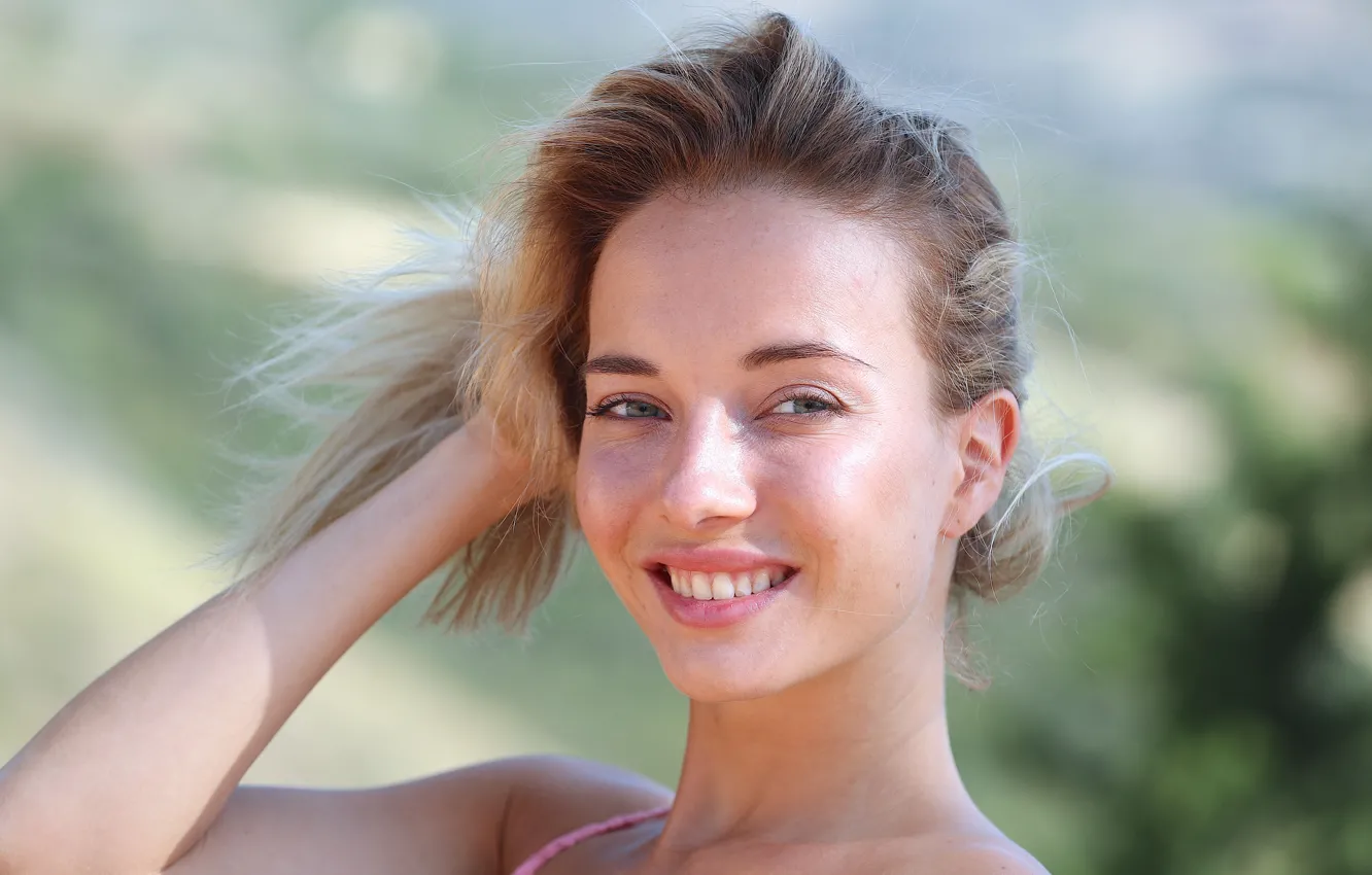 Wallpaper Model, Smile, Close Up, Danica Jewels for mobile and desktop ...