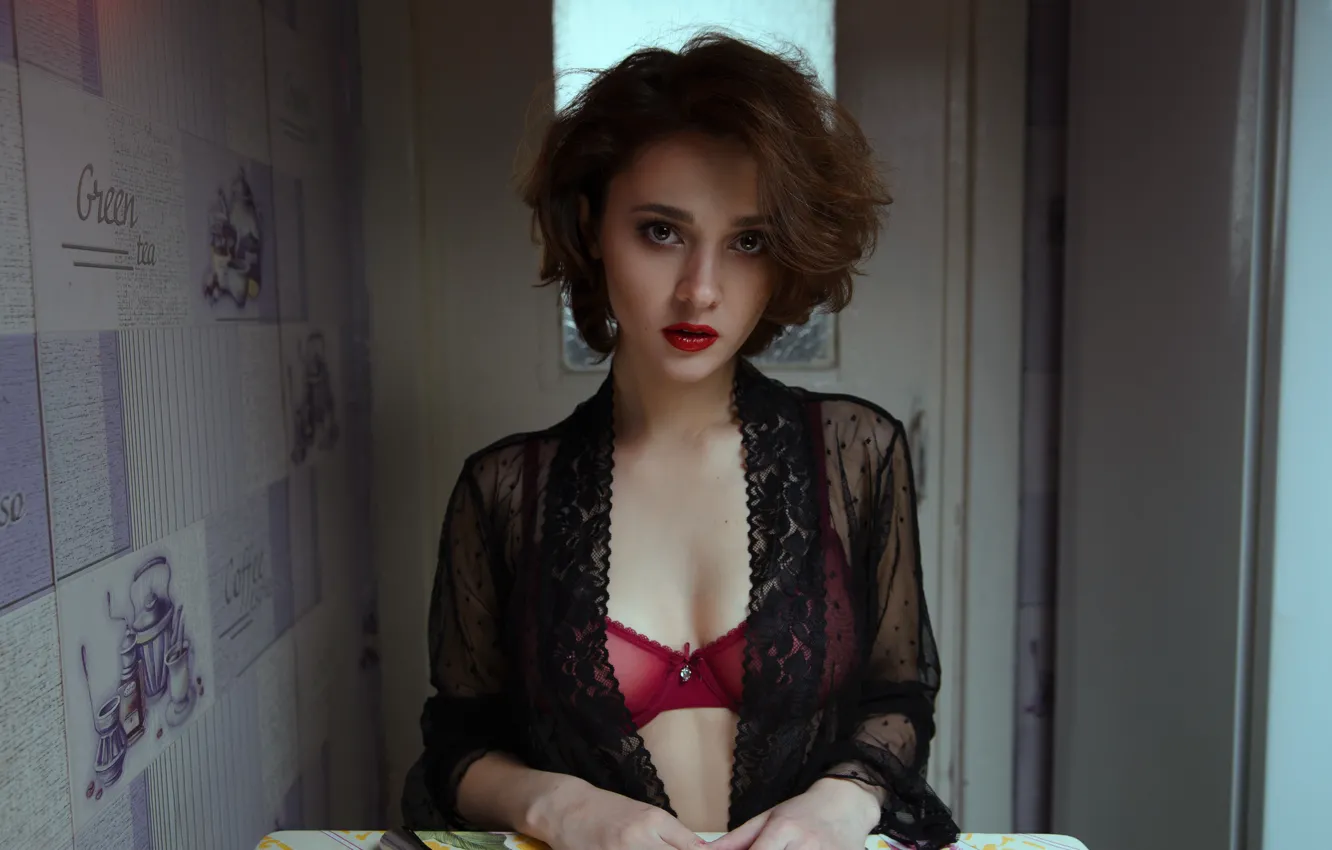 Wallpaper sweetheart, attractive, charming, seductive, beautiful woman, Oboyatelnaya, Lilush Kir ...