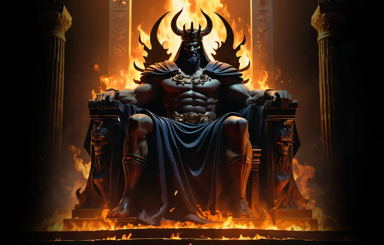 Wallpaper man, male, the throne, RULER for mobile and desktop, section ...