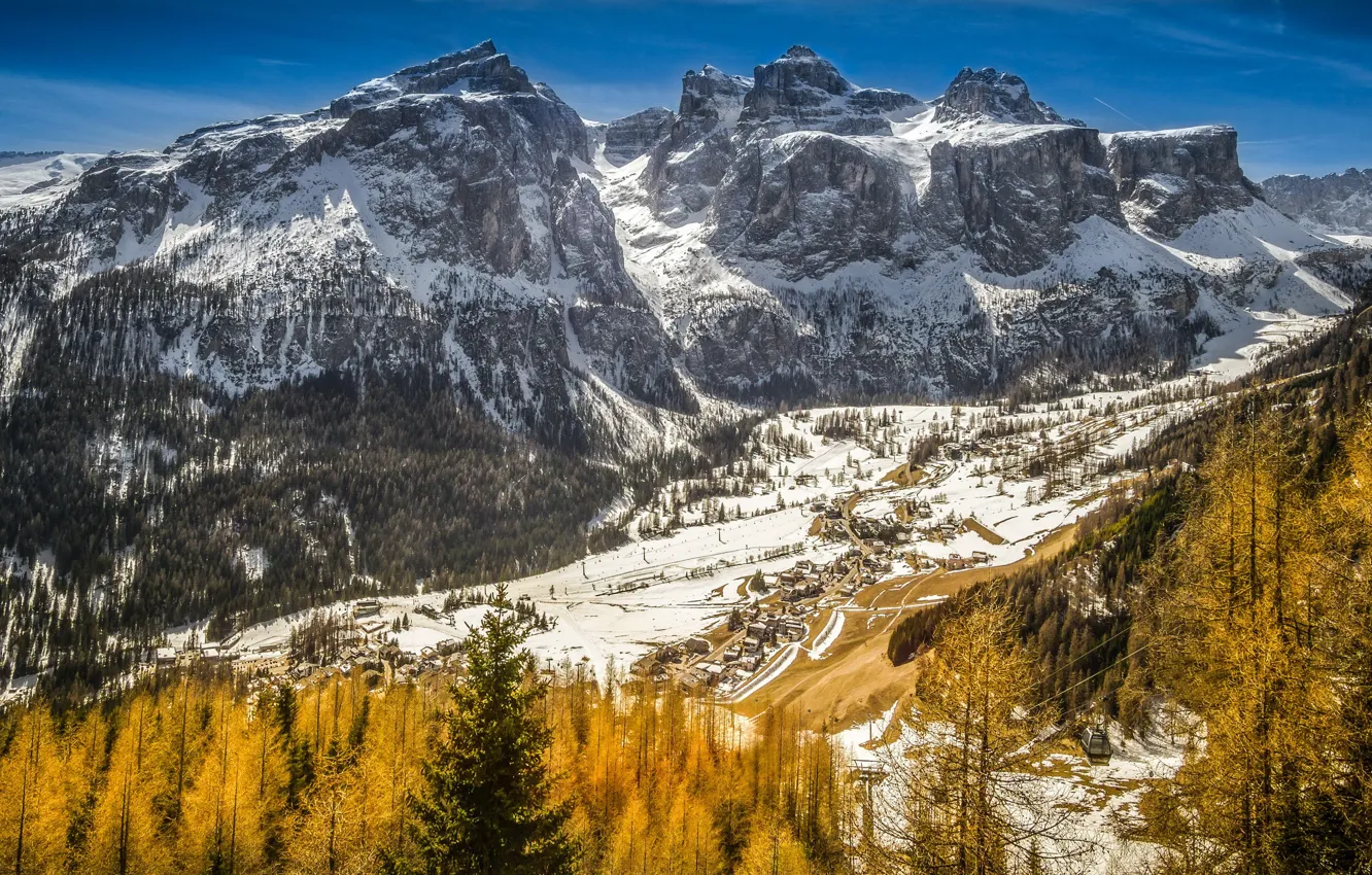 Wallpaper nature, Val Gardena, Val Badia for mobile and desktop ...