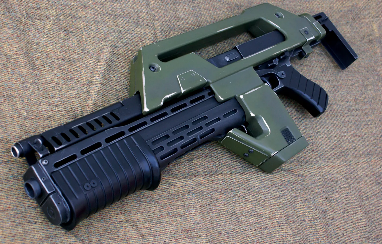 Wallpaper green, weapons, color, others, Stranger, rifle, black ...