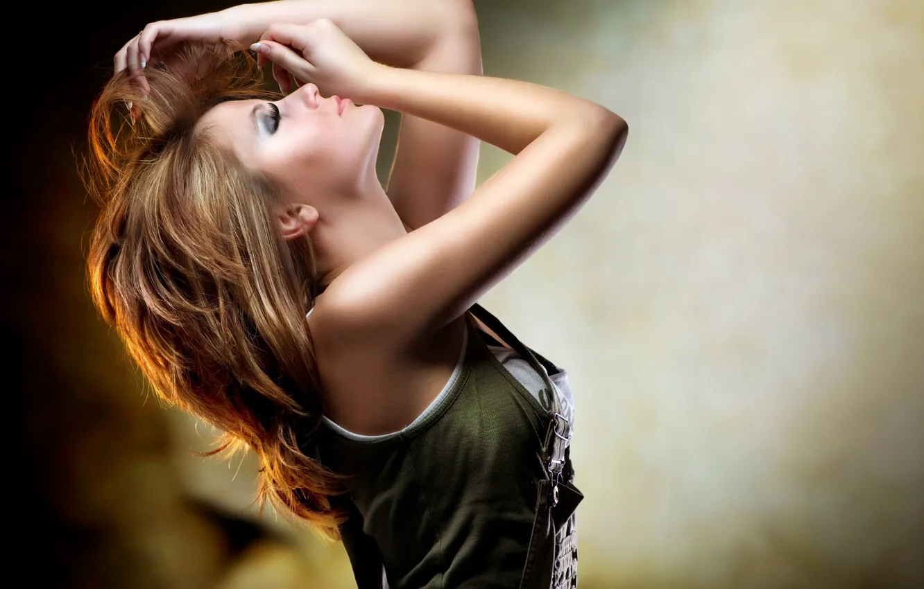 Wallpaper girl, hot, sexy, eyes, smile, beautiful, figure, model for mobile and desktop, section ...