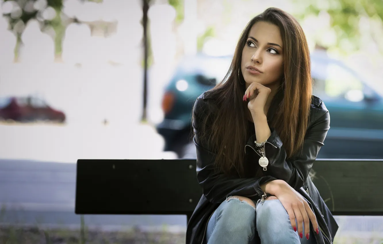 Wallpaper face, hair, sitting, cutie, Carlotta for mobile and desktop ...