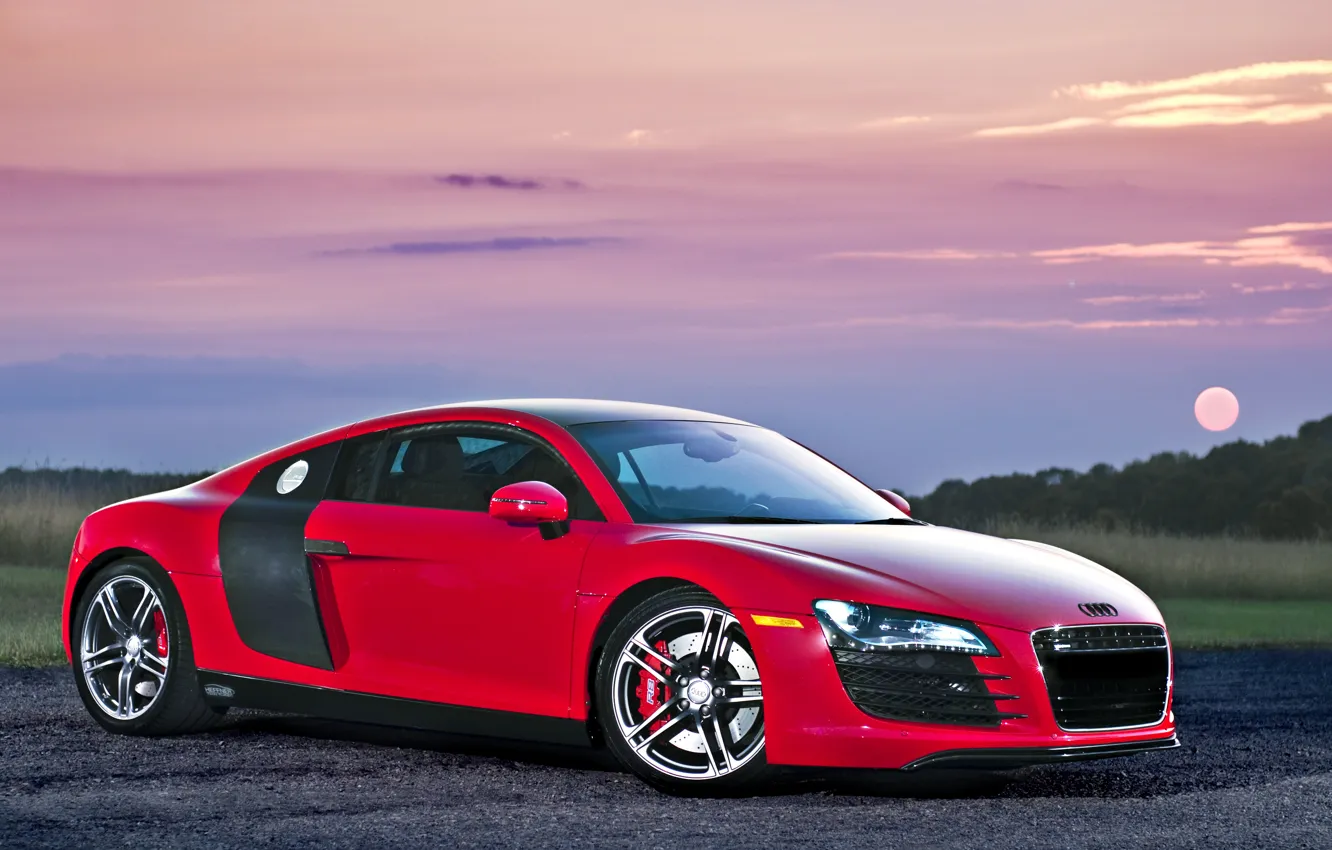 Wallpaper red, audi r8, supercar images for desktop, section audi ...