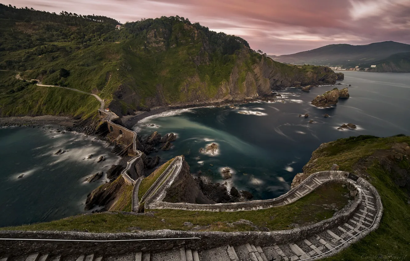 Wallpaper shore, ladder, Bay images for desktop, section природа - download