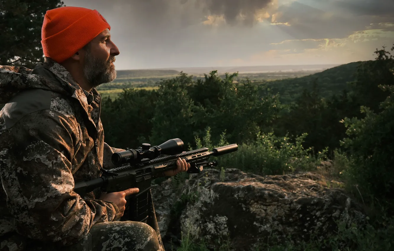 Wallpaper Trees, Male, Sniper rifle, Remington MSR, Remington, Bolt ...