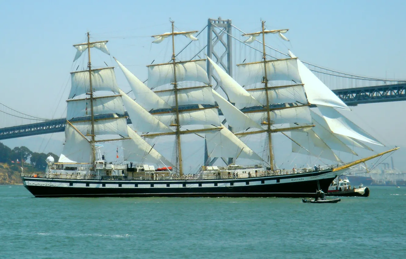 Wallpaper Pallada, training, sailing ship for mobile and desktop ...