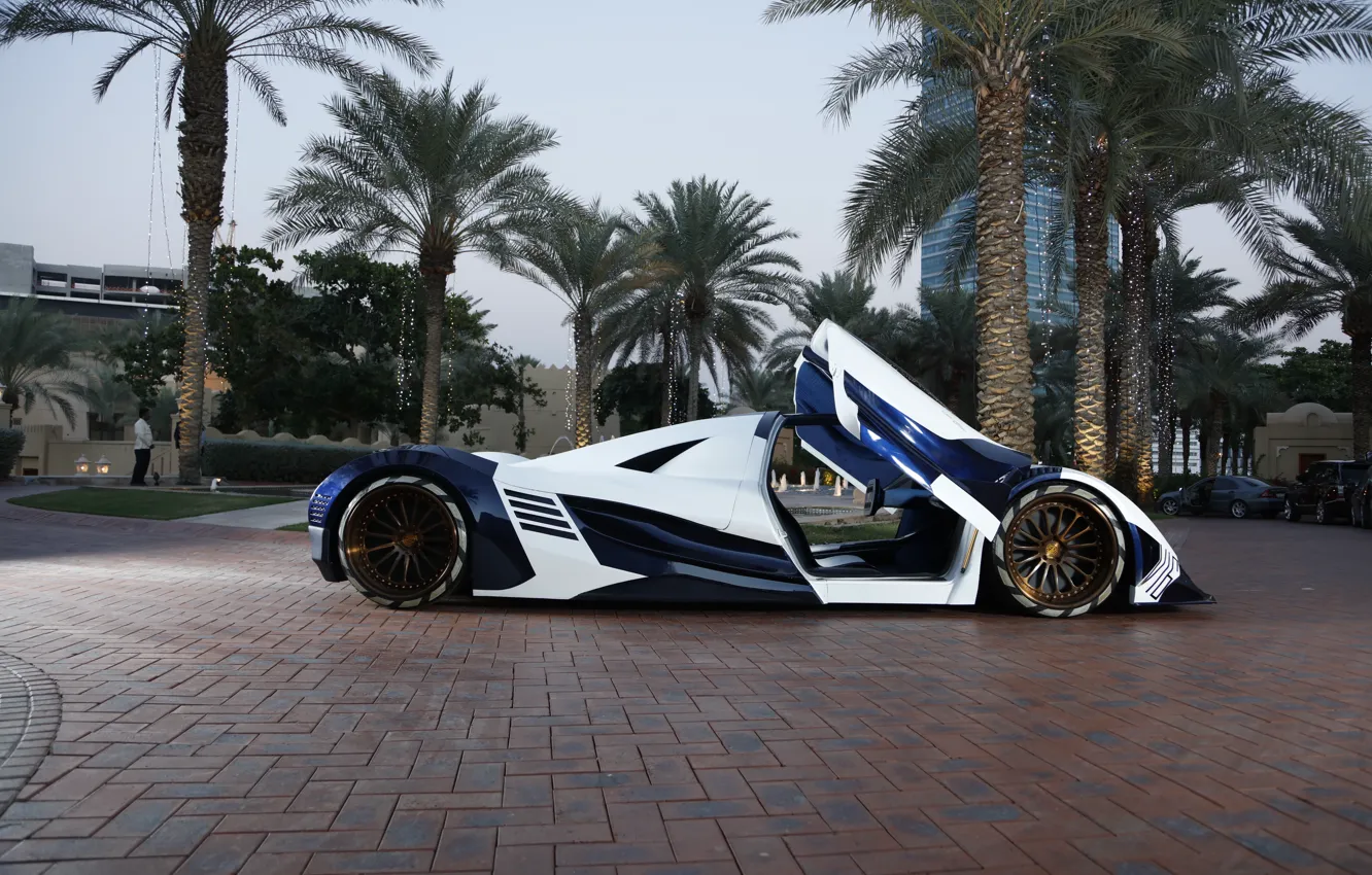 Wallpaper hypercar, side view, Devel Sixteen for mobile and desktop ...