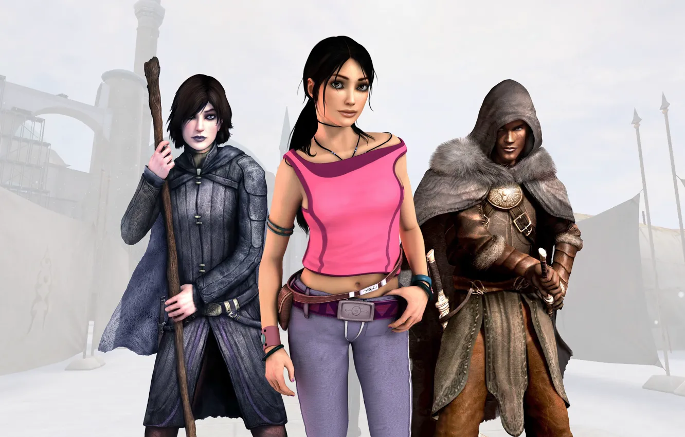 Wallpaper the game, adventure, Game, April, Zoe, Dreamfall: The Longest ...