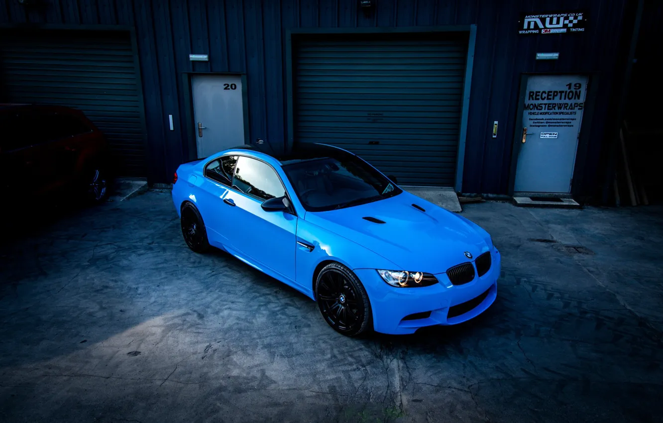 Wallpaper Blue, E92, M3 for mobile and desktop, section bmw, resolution ...