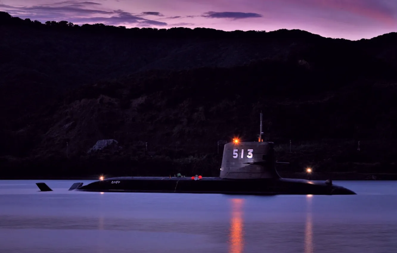 Wallpaper Japan, submarine, Taigei, SS 513 images for desktop, section ...