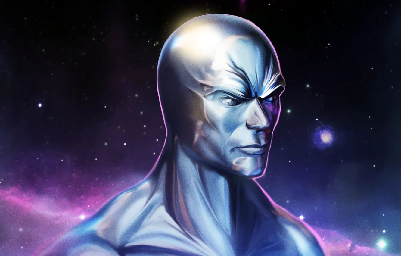 Wallpaper cosmos, silver surfer, Norrin Radd for mobile and desktop ...