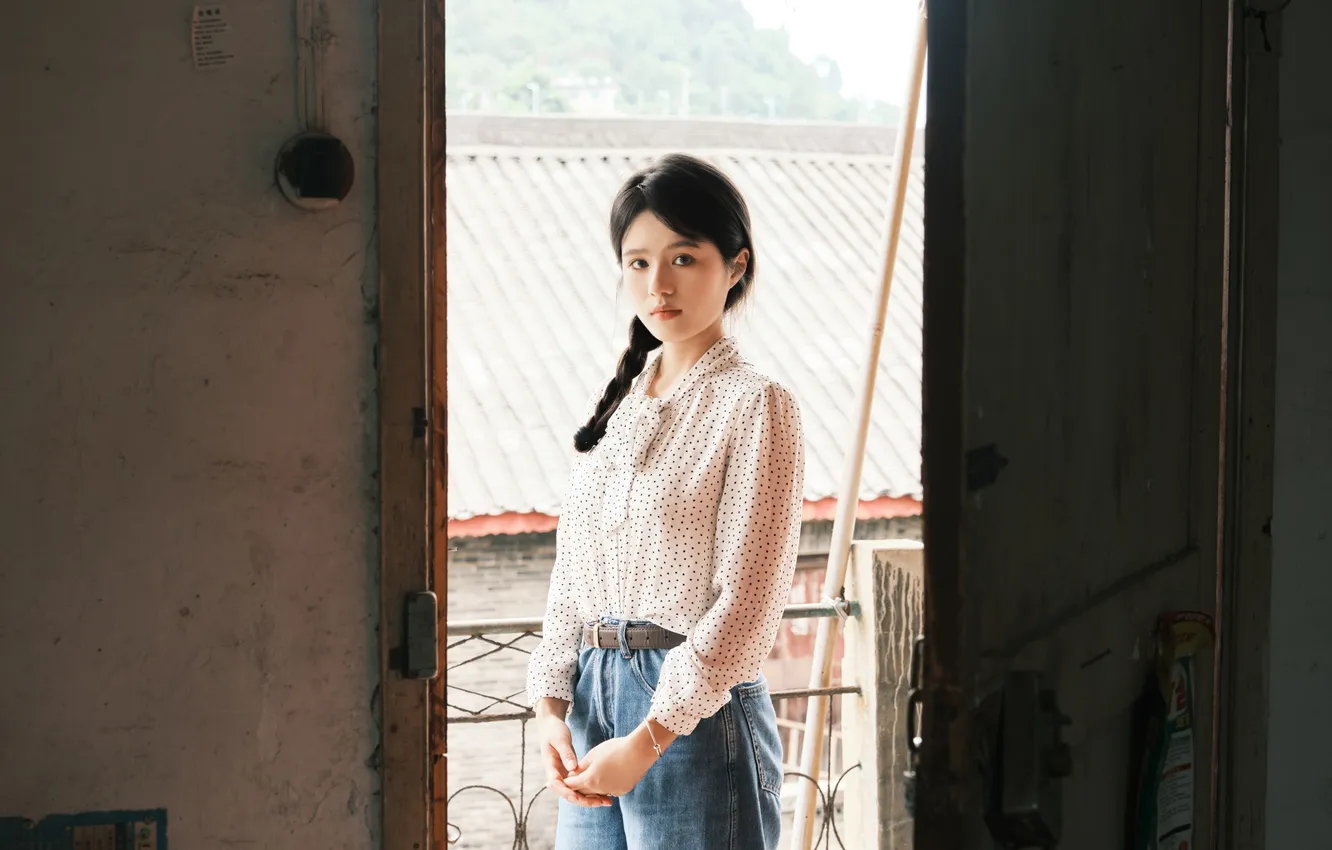 Wallpaper House, Beautiful, Asian, Model, Denim, Woman, Cute, Jeans for ...