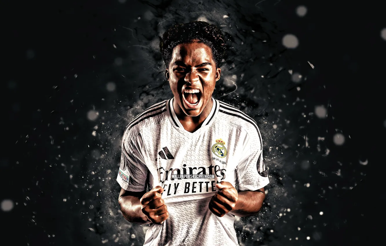 Wallpaper football, soccer, Real Madrid, madridista, Brazilian, Endrick ...