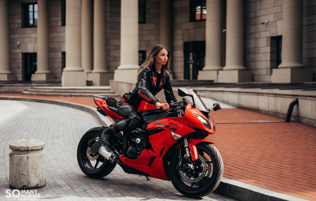 Wallpaper Red, Kawasaki, Ninja, ZX-6R, Moto Tanya for mobile and ...