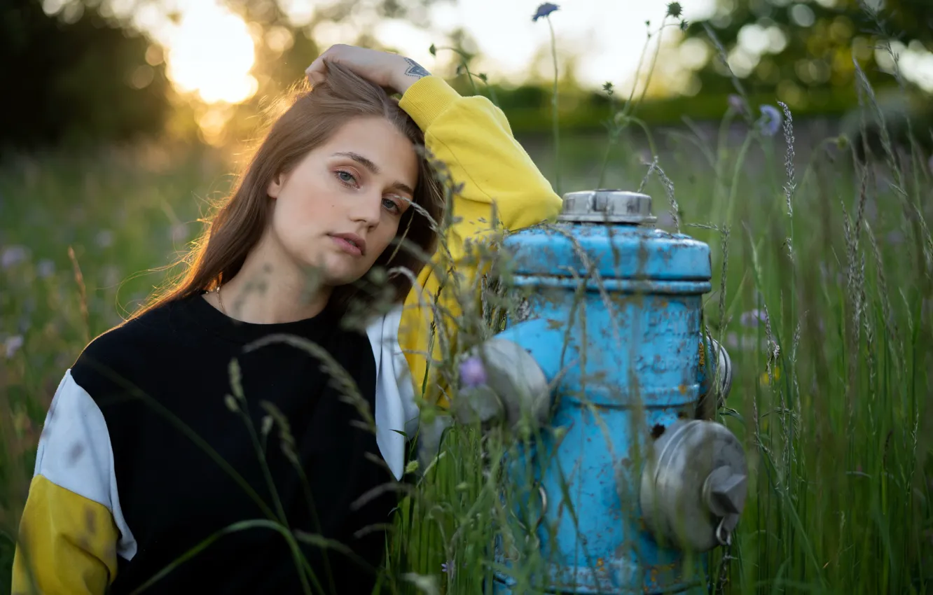 Wallpaper girl, portrait, Anna for mobile and desktop, section девушки ...