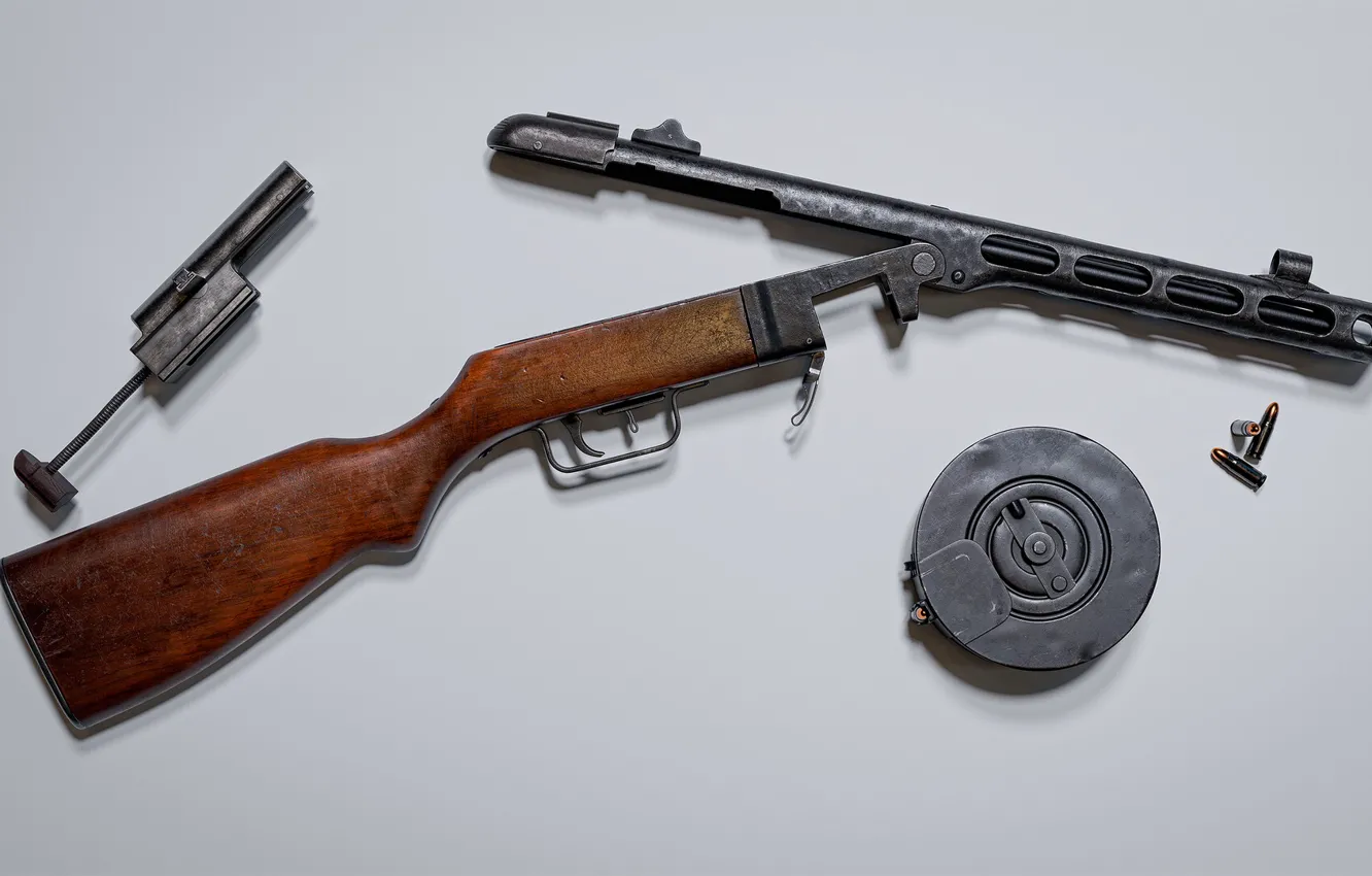 Wallpaper USSR, the gun, PPSH-41, Georgy Shpagin for mobile and desktop, section оружие ...