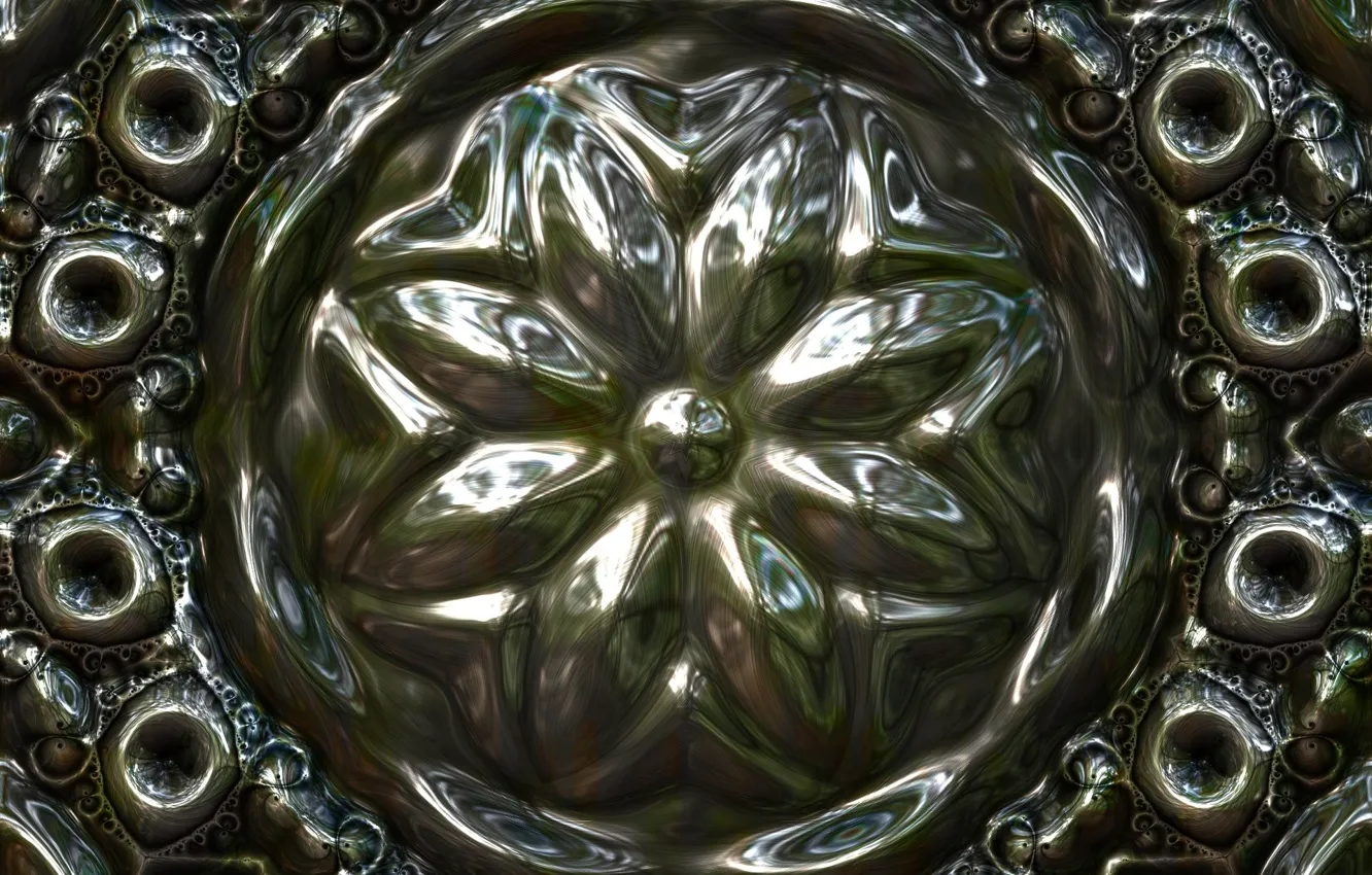 Wallpaper metal, pattern, texture, ornament, metallic, relief, foil ...