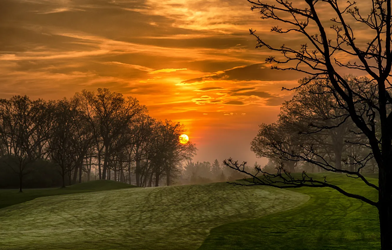 Wallpaper Sunset, The sun, Nature for mobile and desktop, section ...