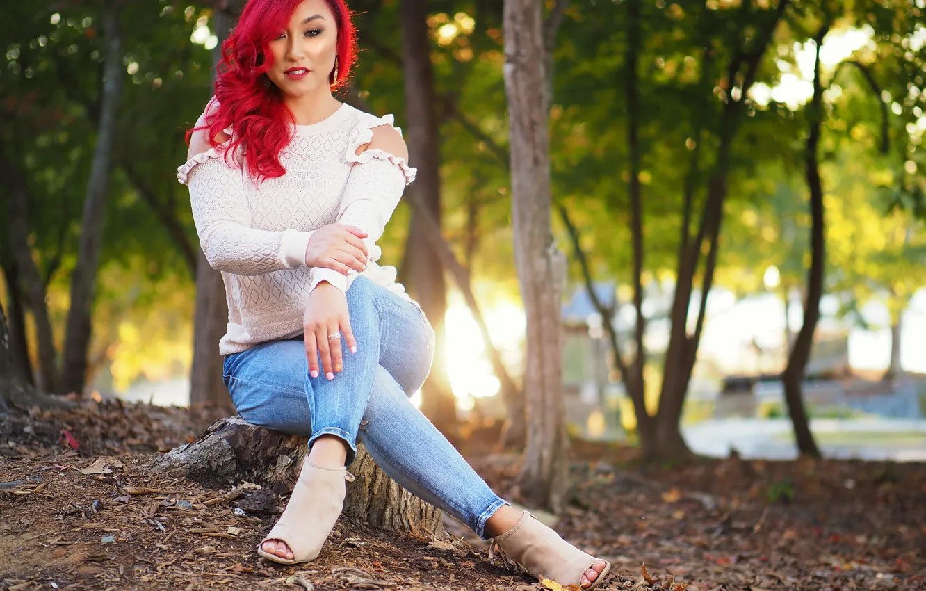 Wallpaper girl, pose, Amanda Cowles for mobile and desktop, section ...