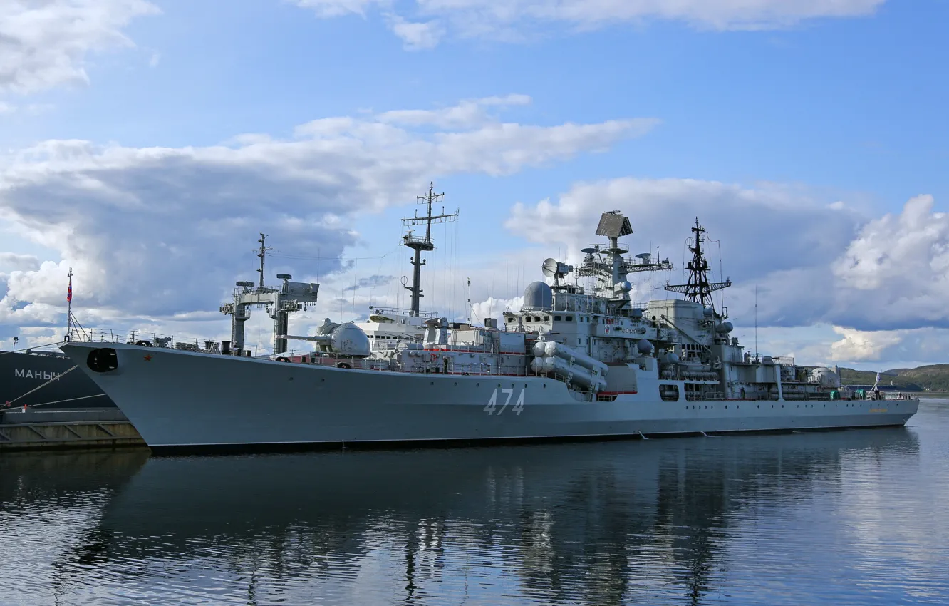 Wallpaper squadron, destroyer, Admiral Ushakov for mobile and desktop ...
