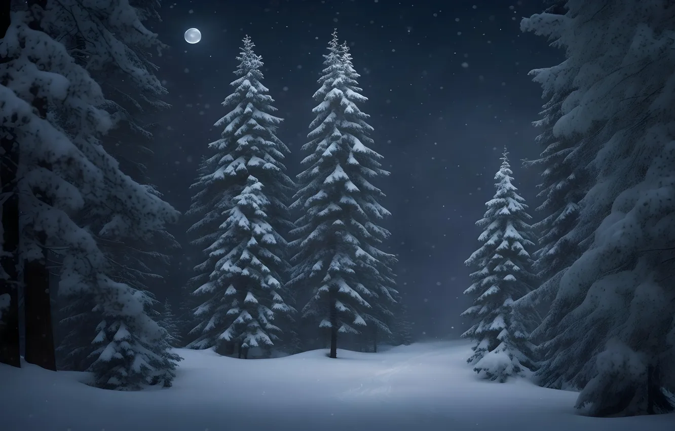 Wallpaper winter, frost, forest, snow, trees, nature, winter, tree for ...